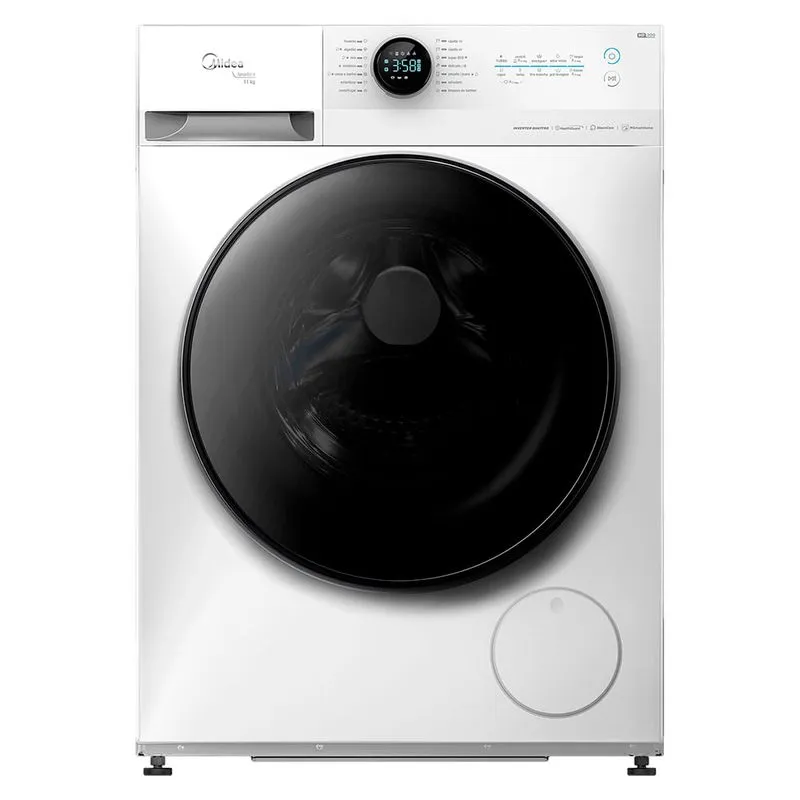Midea, Washing Machine 11Kg Front Load, MF200W110WB-W - Maasrani ...